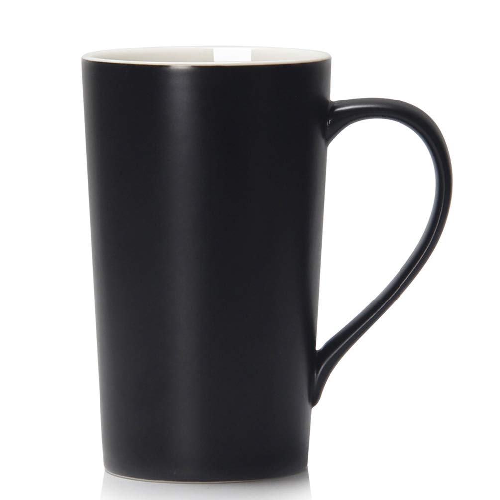 Smilatte 20 Ounces Extra Large Coffee Mug, M007 Plain Tall Big Ceramic ...
