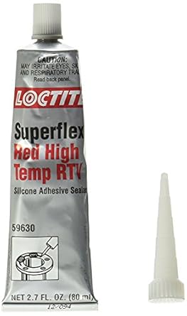 Loctite Superflex Red High Temp RTV, Silicone Adhesive Sealants, 12 oz ...