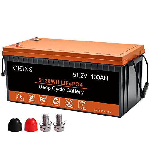 CHINS Smart(Bluetooth + Low Temperature Cut-off Function) 48V 100AH ...