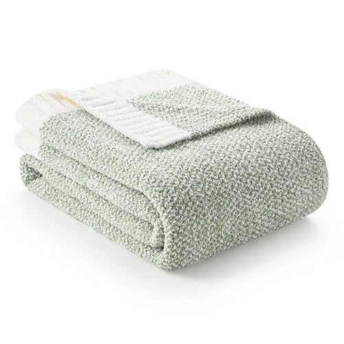 Snuggle Sac Sage Green Throw Blanket 50"x70", Super Soft Warm ...