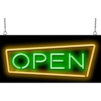 Retro Style Open Neon Sign - Vintage Neon Open Sign - Amazon.com