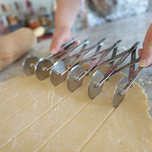 Ateco 6 Wheel Stainless Steel Cutter, 2 1/8 Inch Wheels Home Garden ...