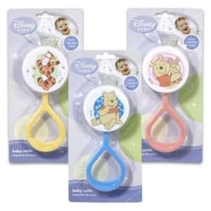 Amazon.com : Disney Baby Winnie the Pooh Baby Rattle (Styles May Vary ...