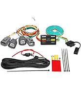 Amazon.com: MECMO 4 Way Flat Trailer Wiring Harness for 2015-2022 Ford ...