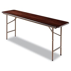 Amazon.com: Alera Folding Rectangular Table, 72 by 18 by 29-Inch ...