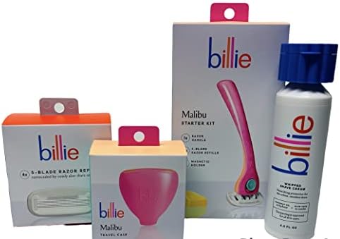 Billie Women’s Malibu Razor Kit and Matching Malibu Travel Case Bundled ...