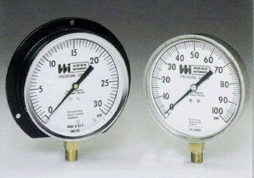 WEISS INSTRUMENTS 4CTS-100-4L 0-100 PSI, Commercial, Pressure Gauge ...