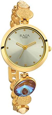 سعر تايتن ساعة مومنتس اوف جوي انالوج بمينا اصفر للنساء من راجا ...