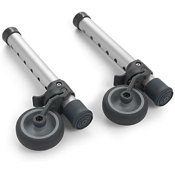 Amazon.com: Drive Medical Locking Swivel Walker Wheels with Two Sets of ...