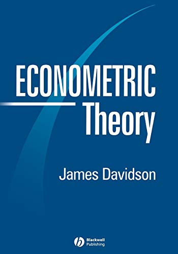 Econometric Theory: 9780631215844: Economics Books @ Amazon.com