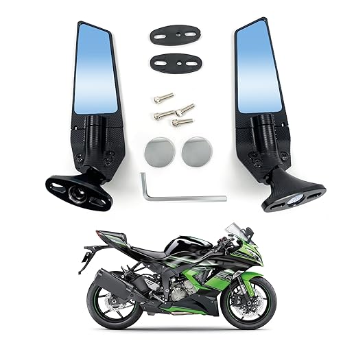 Mua Motorcycle Rearview Mirror Winglet Wind Wing Adjustable Compatible ...
