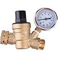 Amazon.com: Water Pressure Regulator, Brass Lead-Free Adjustable RV ...