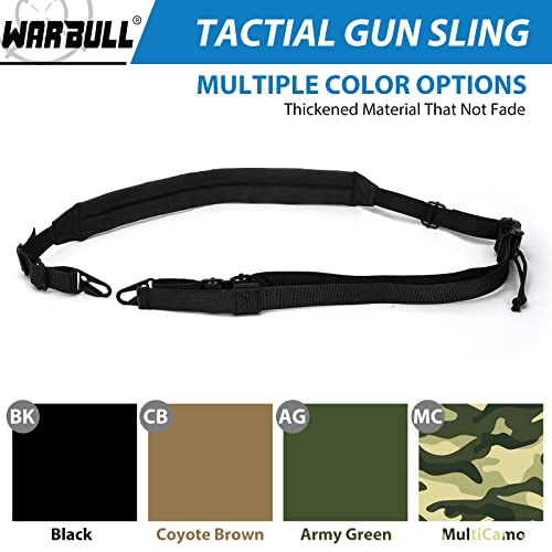 WarBull Tactical 2 Point Gun Sling Quick Adjust, Rifle Sling for ...