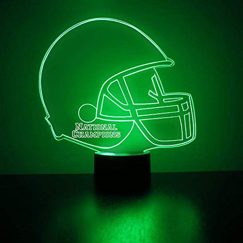 Mirror Magic Light Up LED Lamp - Football Helmet Night Light for ...