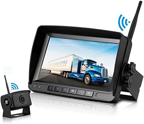 通用 Digital Wireless Backup Camera Monitor Kit, 7 TFT-LCD Monitor and ...