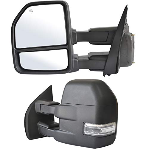 Adanz Towing Mirrors fit for 2015 2016 2017 2018 2019 2020 Ford F150 ...