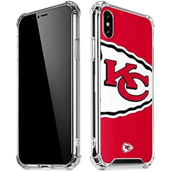 Amazon.com: Skinit Kansas City Chiefs Large Logo iPhone X/XS Clear Case ...