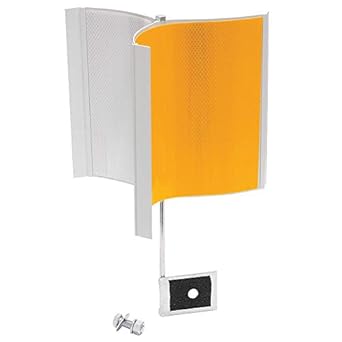 Spin Alert, Amber and White, 12"x10" Spinning Wind Driven Marking ...