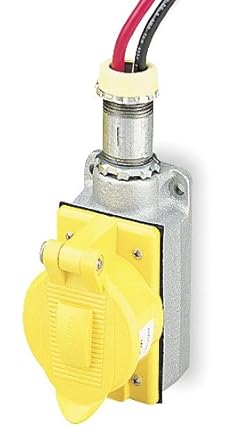 Prewired Receptacle, 125/250V, CS6369, Ylw: Electric Plugs: Amazon.com ...