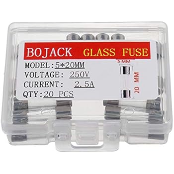 5 Qty. 5x20mm 2.5A Slow-Blow Ceramic Fuse T2.5a 250v - Automotive Fuses - Amazon.com