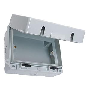 Europa IP55 2 Gang Empty Weatherproof Outdoor Lockable Enclosure Box ...