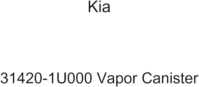 Amazon.com: Kia 31420-1U000 Vapor Canister: Automotive