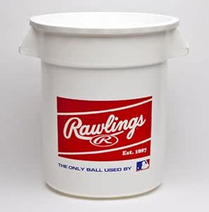 Amazon.com : Rawlings 10 Gallon MLB Baseball Big Bucket, 6 Count ...