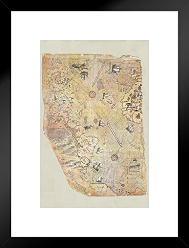 Buy Piri Reis 1513 Historical World Travel World with Cities in Detail ...