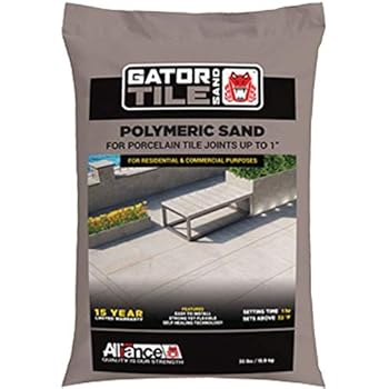 Amazon.com : Alliance Gator Tile Polymeric Sand, for Porcelain Tile ...