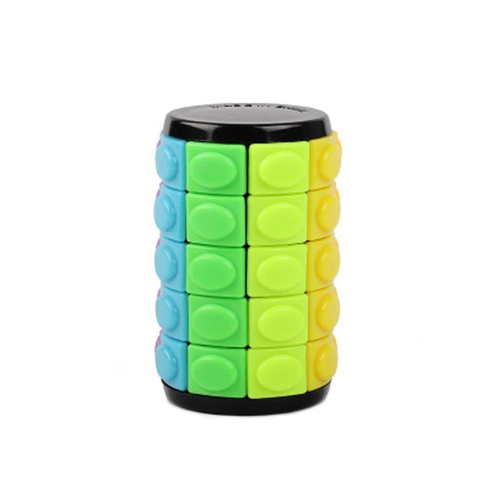 Mua Magic 3D Puzzle Cube Rainbow Fidget Toys Cylinder Rotate Slide 5 ...