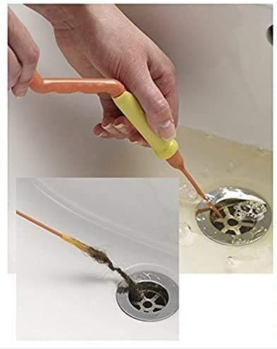 Drain Hair Weasel Unclogging Tool Starter Kit, Flexible Drain Clog Wand ...