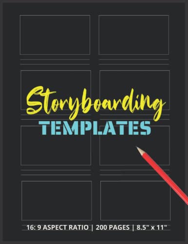 Storyboarding Templates: A 16:9 Storyboard Notebook / Storyboarding ...
