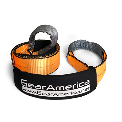 GearAmerica Tree Saver Winch Strap 3" x 8' – Certified 35,000 lbs (17.5 ...