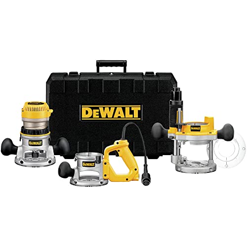DEWALT Router, Fixed/Plunge Base Kit, 12-Amp, 2-1/4-HP (DW618B3) in ...