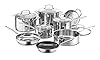 Cuisinart 13-Piece Professional Stainless Cookware Set in Dubai - UAE ...