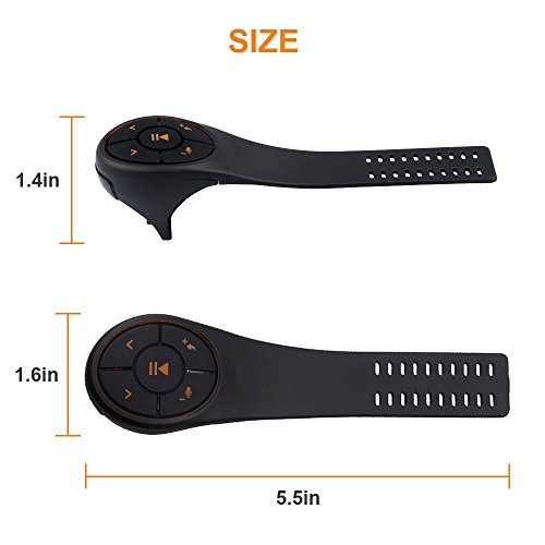 Bluetooth Steering Wheel Volume Controller KEBIDU Watchband Style ...