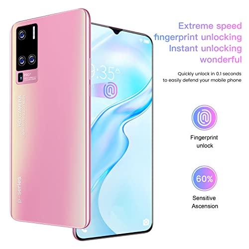 Unlocked Cell Phone, 4G Network Side Fingerprint Two Smartphone Card ...