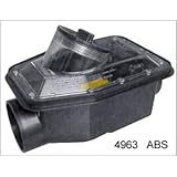 Canplas 223254W PVC Fullport Backwater Valve, 4-Inch - Pipe Fittings ...