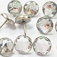 decotacks® 7/16" (Ø11mm) Crystal Head Upholstery Tacks, Clear Color ...