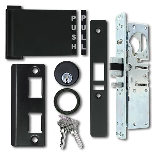 Summit Doorware Storefront Door Mortise Deadlatch Lock & Exit Paddle ...