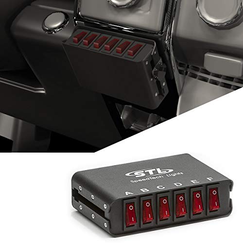 6 Switch Box Controller with 6 Panel Backlit LED Switch Box with 5 On ...