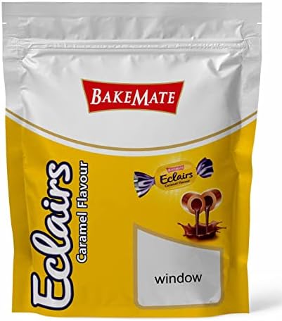 BakeMate Premium Eclairs Centre Caramel Filled Chocolate Candy 0.5 Kg ...