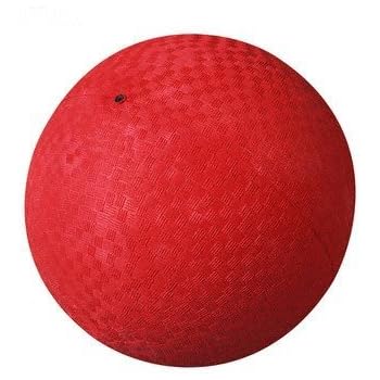 Amazon.com: NEW 9" RED PVC PLAYGROUND KICKBALL DODGEBALL SCHOOL KICK ...
