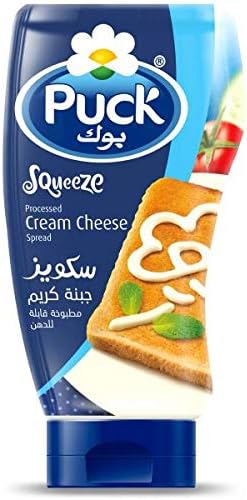 Puck Cream Cheese Spread Squeeze Bottle Creamy Texture , Natural ...