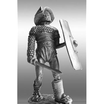 Amazon.com: HISTORICAL TIN FIGURES SAMNITE GLADIATOR WITH SWORD AND ...