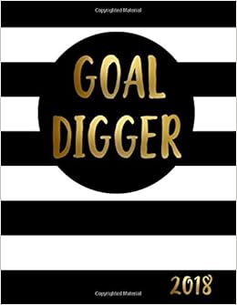 Goal Digger Weekly and Monthly Planner with Motivational Quotes (8.5 x ...