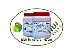 Amazon.com : Caniderm V - Herbal, Nutritional Medication, for Dog Skin ...