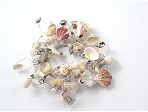 Sea Shell Candle Ring -Natural (large) Suitable for a 3" Pillar candle ...