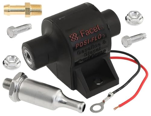 Facet FEP304SV Posi-Flo 12 volt Fuel Pump Kit, 1/8 NPT Ports, 1 to 2 ...