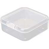Amazon.com: AKOAK Clear Polypropylene Square Mini Storage Containers ...